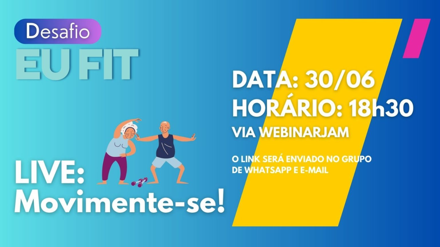 Desafio Eu Fit: chegou a última etapa! - SIM - Caixa de Assistência à Saúde