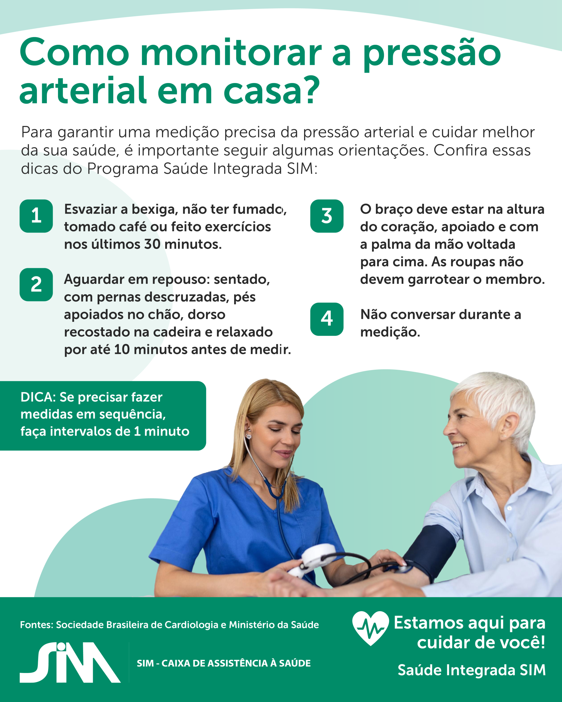 Como monitorar a pressão arterial em casa? - SIM - Caixa de Assistência ...